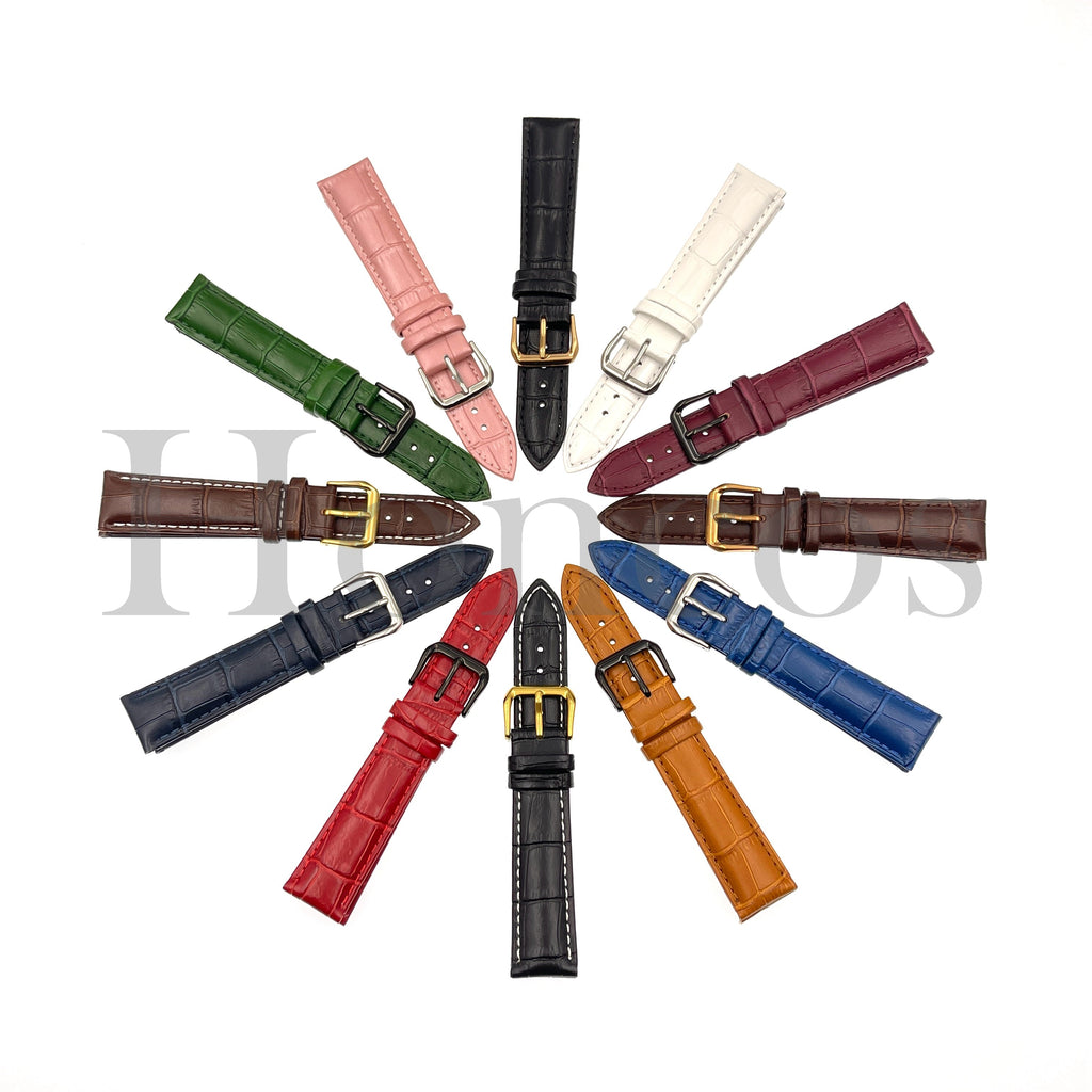 22/24 MM Leather Straps + Tank Buckle – Honcos Straps